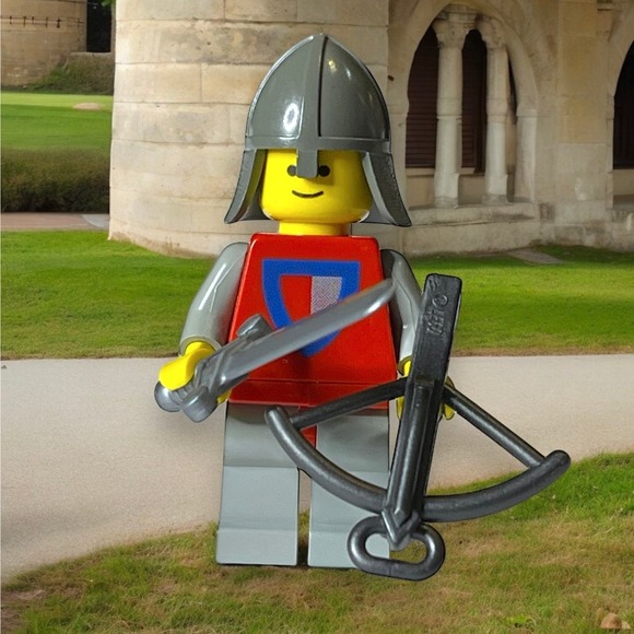 Lego | Toys | Vintage Lego Minifigure Knight With Sword And Crossbow ...